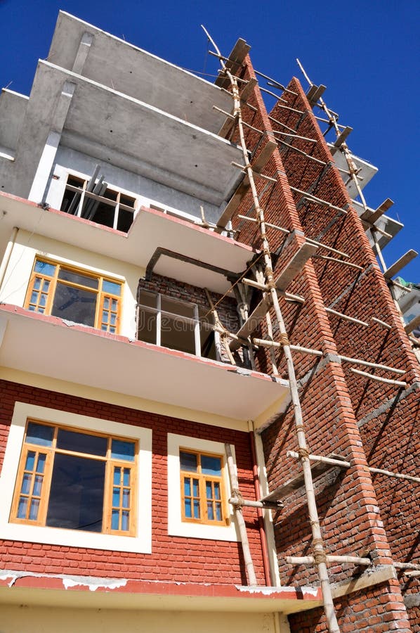 Indian Residential Building Construction Site