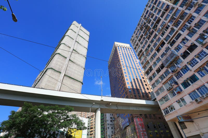 The Under Construction at Kennedy Town 2017 Editorial Photography ...