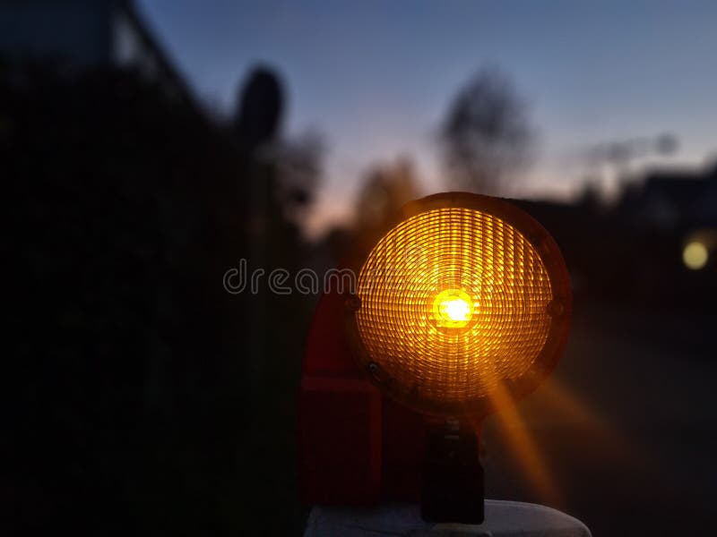 Under construction light stock photo. Image of lighting - 217047550