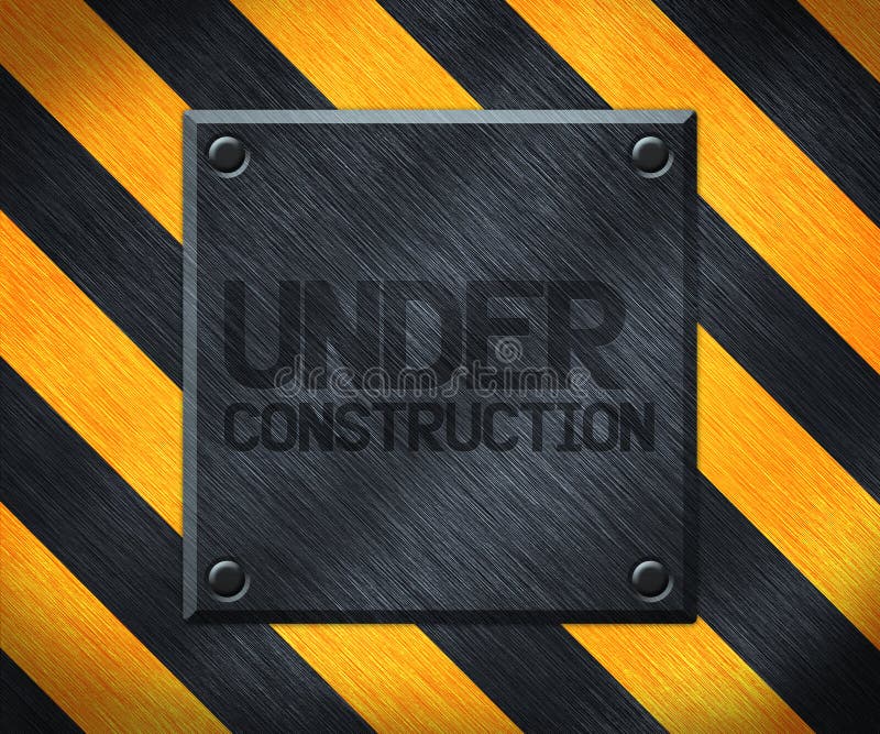 Under Construction Background Stock Image - Image of page, home: 24923879