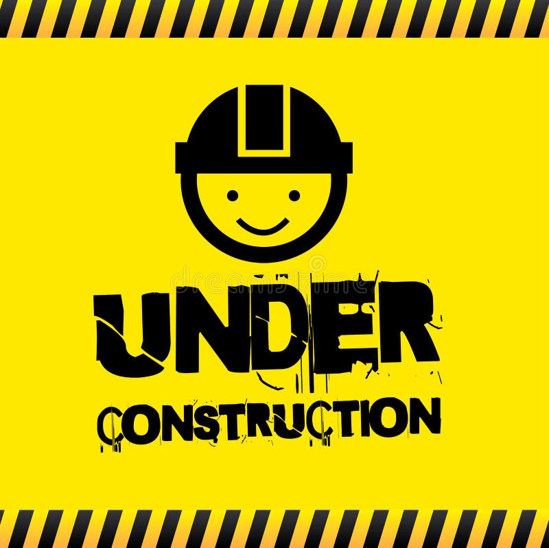 Body Under Construction. Workout and Fitness Gym Design Element Concept ...