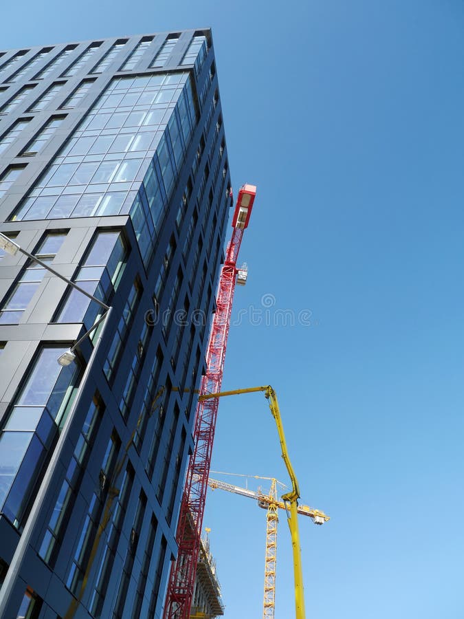Under construction stock image. Image of glass, structure - 32908055