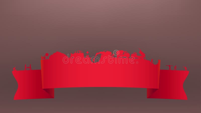 Construction ribbon stock illustration. Illustration of warning - 4473921
