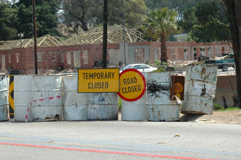 408 Temporary Construction Signs Stock Photos - Free & Royalty-Free ...