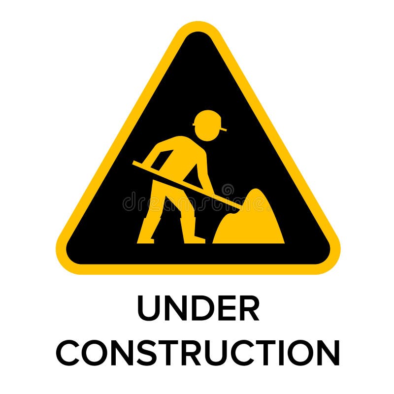 Caution Digging Sign Stock Illustrations – 188 Caution Digging Sign ...