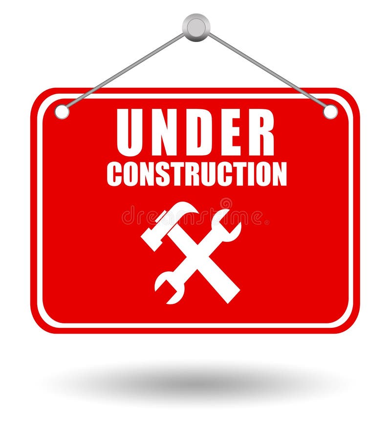 Under construction stock vector. Illustration of construction - 13376158