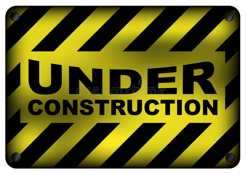 Under construction stock vector. Illustration of construction - 13376158
