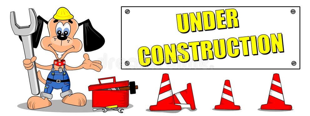 Under Construction Sign Cartoon Stock Illustrations – 1,871 Under ...