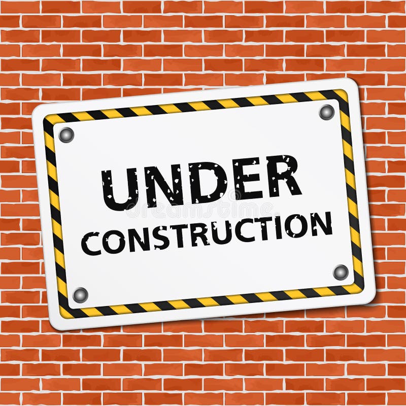 Under construction stock vector. Illustration of construction - 13376158