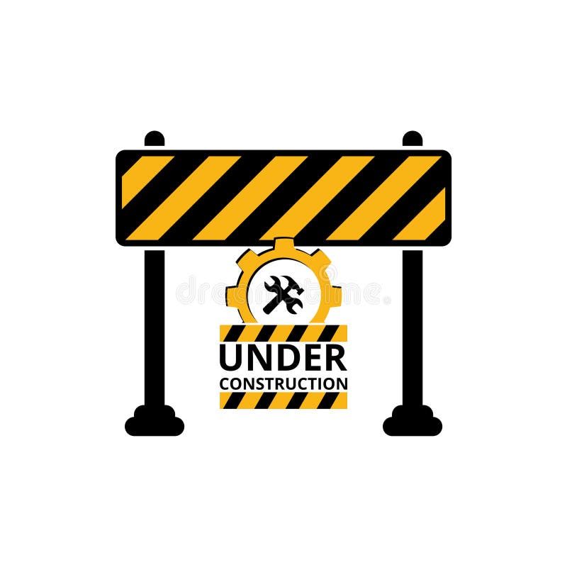 Under Construction Sign, Icon, Symbol, Button, Logo Stock Vector ...