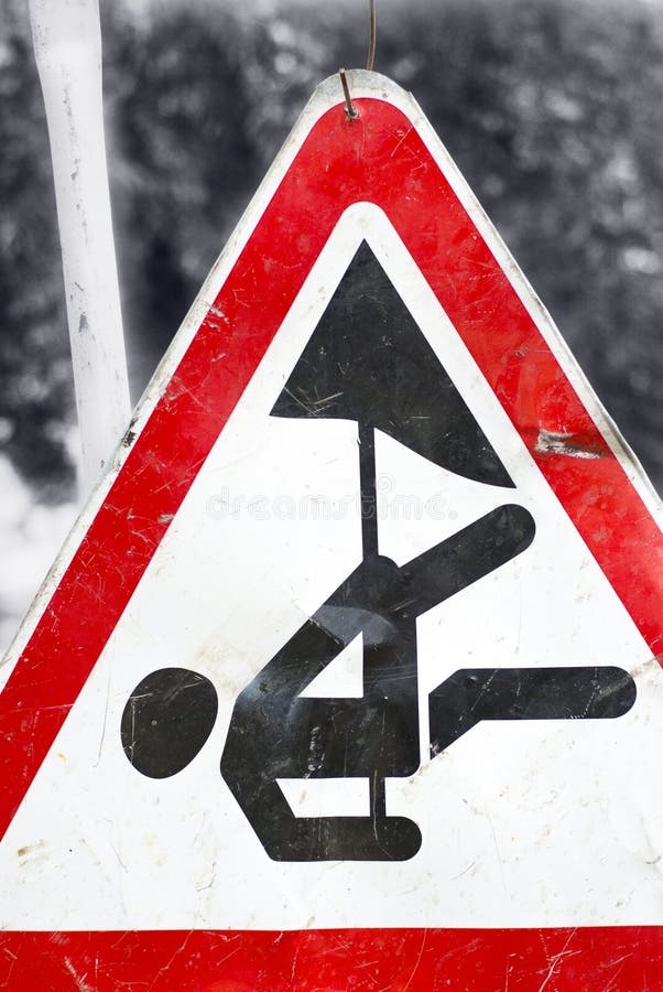 Under construction sign stock photo. Image of road, grungy - 80192606