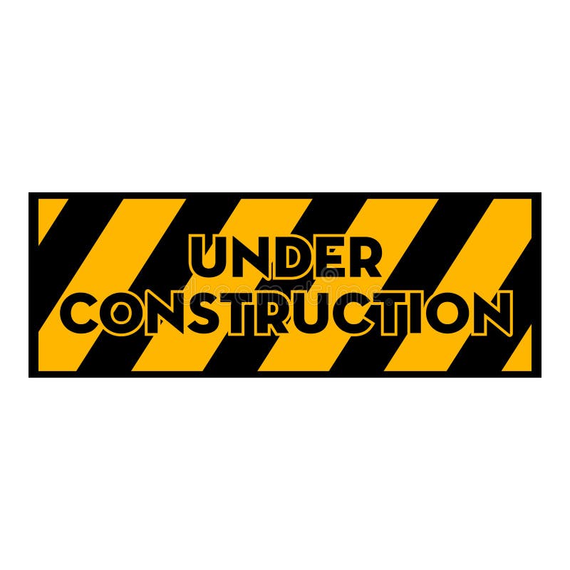Under construction stock vector. Illustration of vector - 278984671