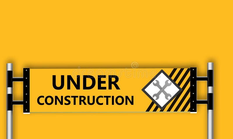 Under construction stock image. Illustration of construction - 18618639