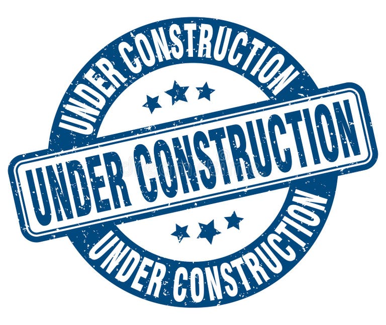 Under Construction Stamp. Under Construction Label. Round Grunge Sign ...