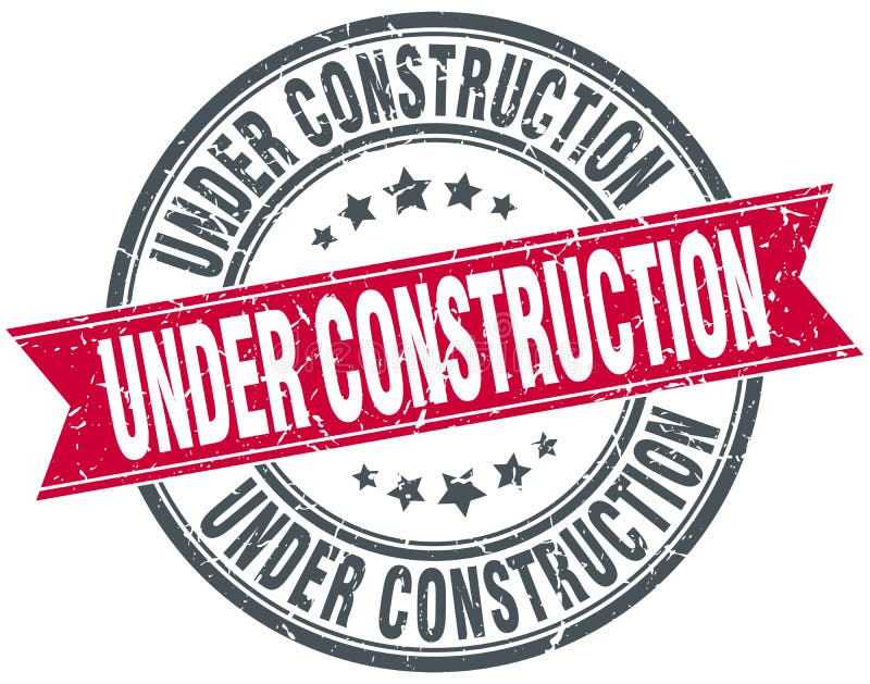 Under Construction Stamp Stock Illustrations – 680 Under Construction ...