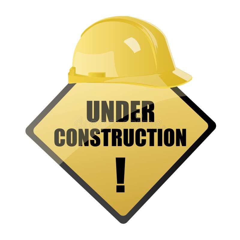 Road Under Construction Sign Stock Vector - Illustration of traffic ...