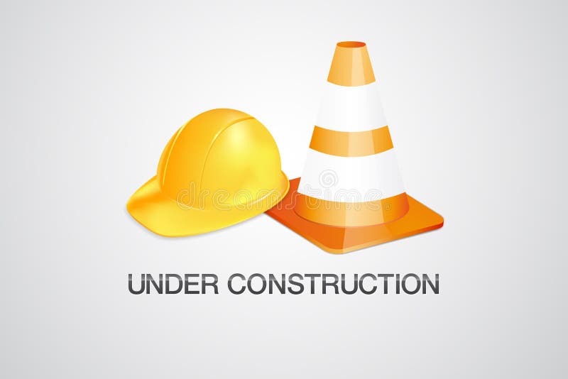 Under construction symbol stock vector. Illustration of standing - 18611992