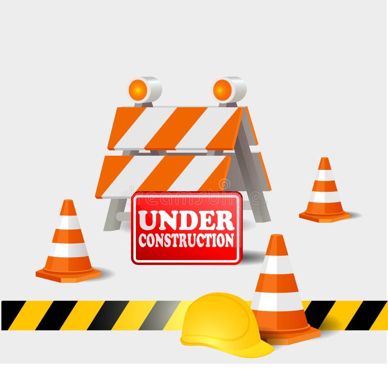 Under construction symbol stock vector. Illustration of project - 58920887
