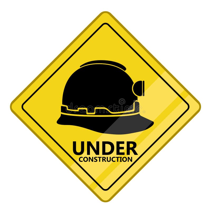 Under Construction Transit Signal Stock Vector - Illustration of ...