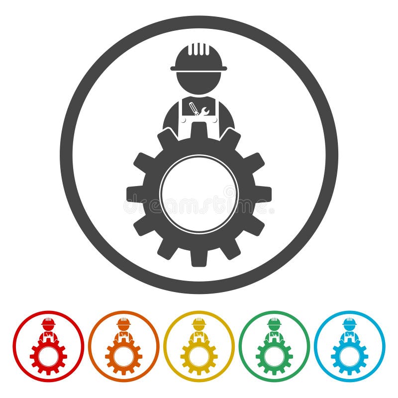 Under Construction Sorry Circle Stock Illustrations – 16 Under ...