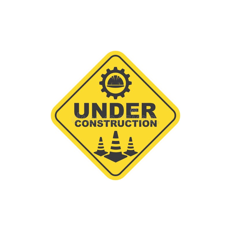 Under Construction Vector Illustration Design Stock Vector ...
