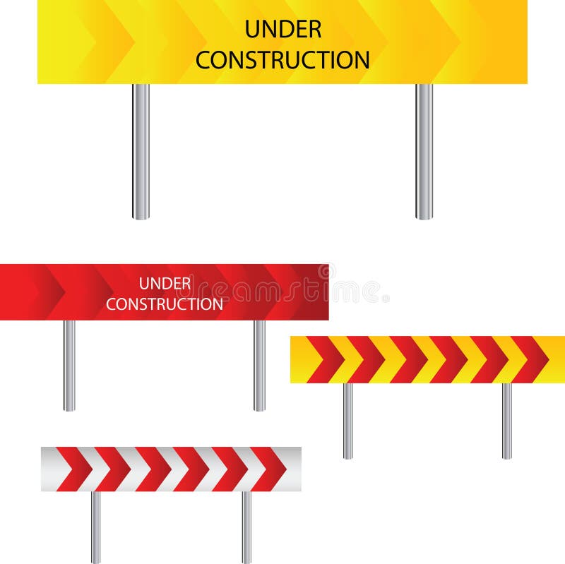 Under construction stock illustration. Illustration of symbol - 42023321