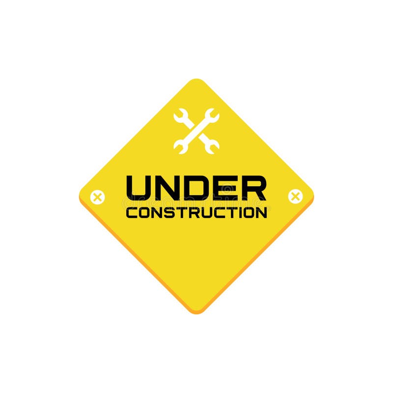 Under Construction Logo Vector Icon Template Stock Vector ...