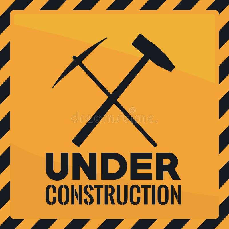 Construction Yellow Barricade Fence Stock Vector - Illustration of ...