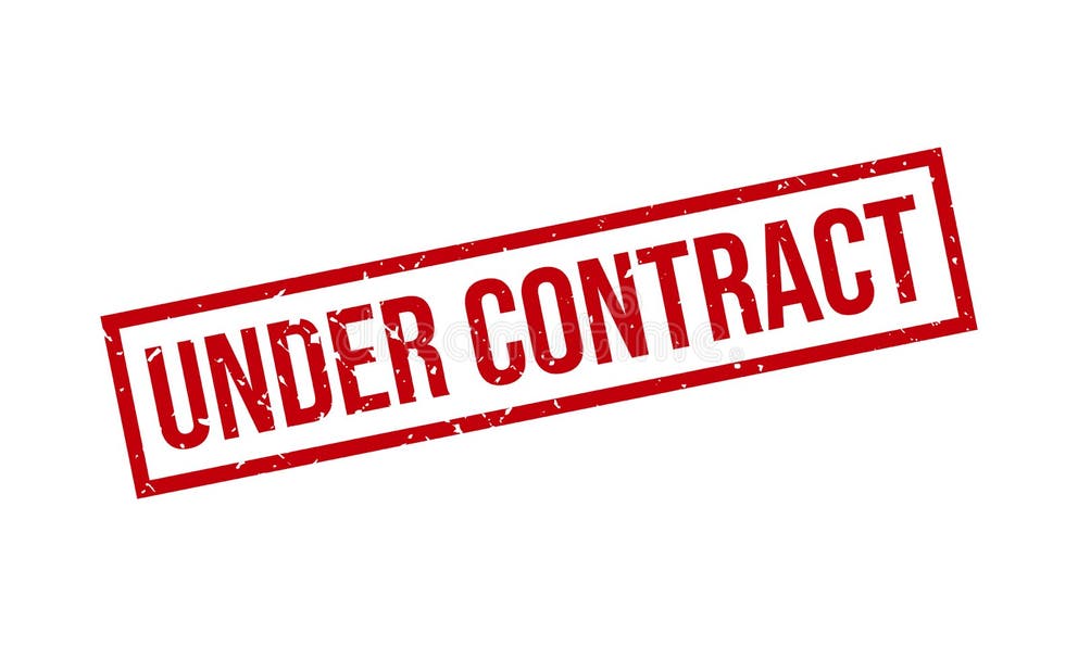 Under Contract Stamp Stock Illustrations – 29 Under Contract Stamp ...