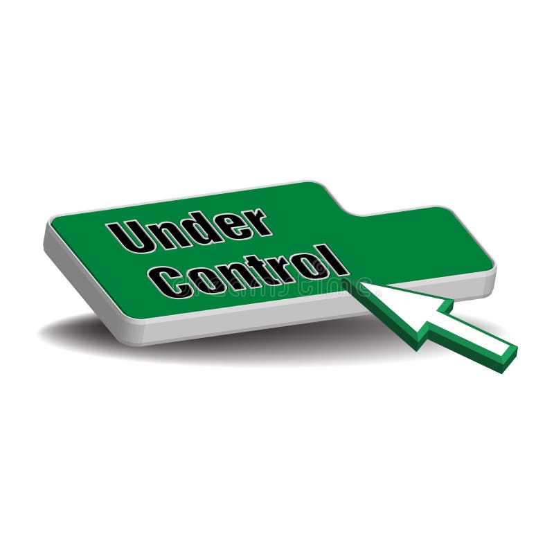 Stress management button stock vector. Illustration of concept - 36411216