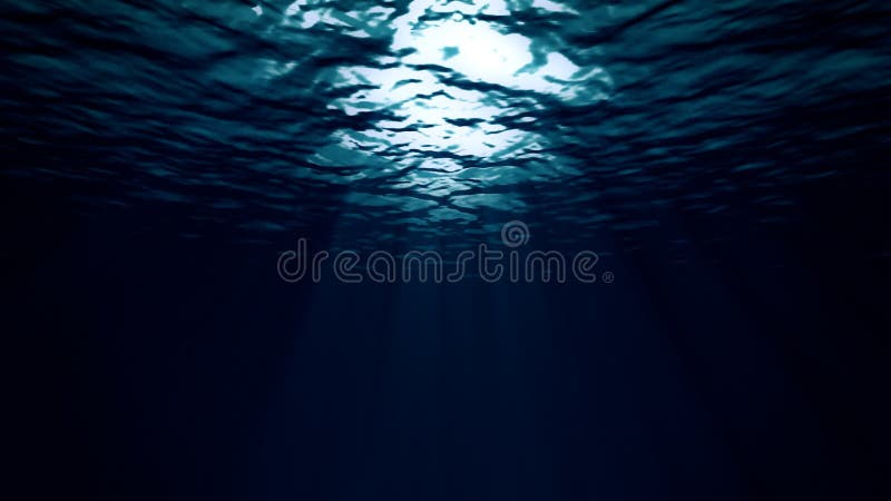 Under the Deep Dark Sea stock video. Video of wave, water - 47032851