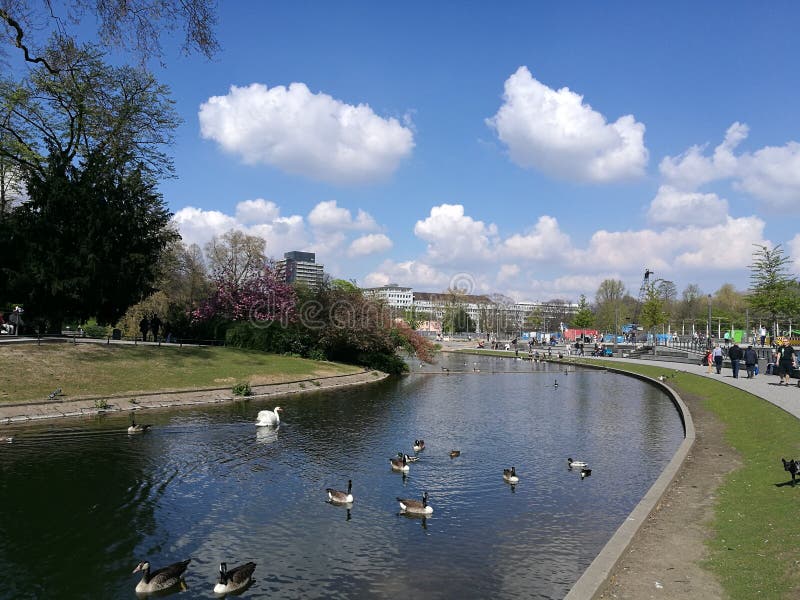 Under the Dunsseldorf Sun during Visiting Germany Editorial Image ...