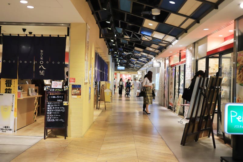 Under Ground Shopping Mall. at Okayama Japan Editorial Stock Image ...