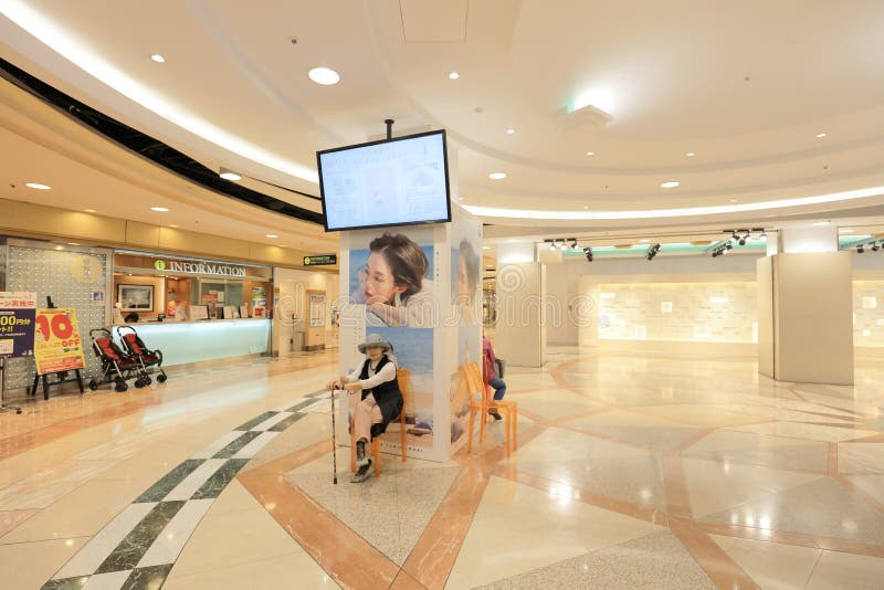 Under Ground Shopping Mall. at Okayama Japan Editorial Stock Photo ...