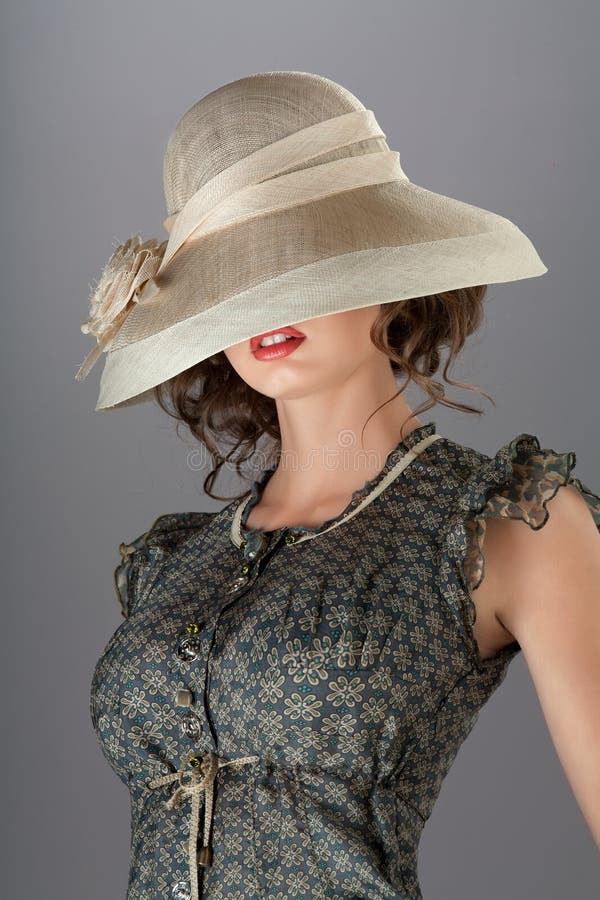 Under the hat. stock photo. Image of emotions, clothing - 17393618