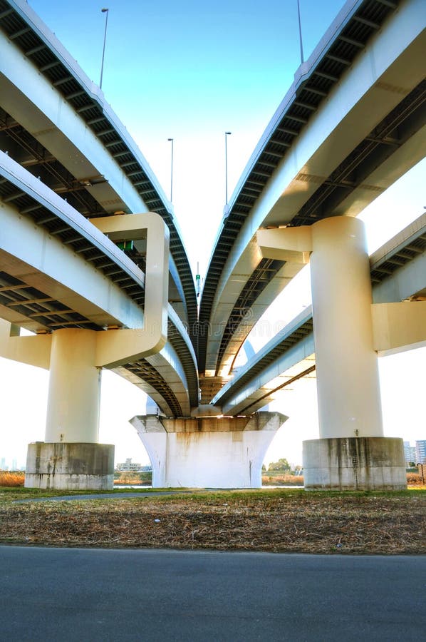 Under the highway stock photo. Image of four, symetrical - 86709440