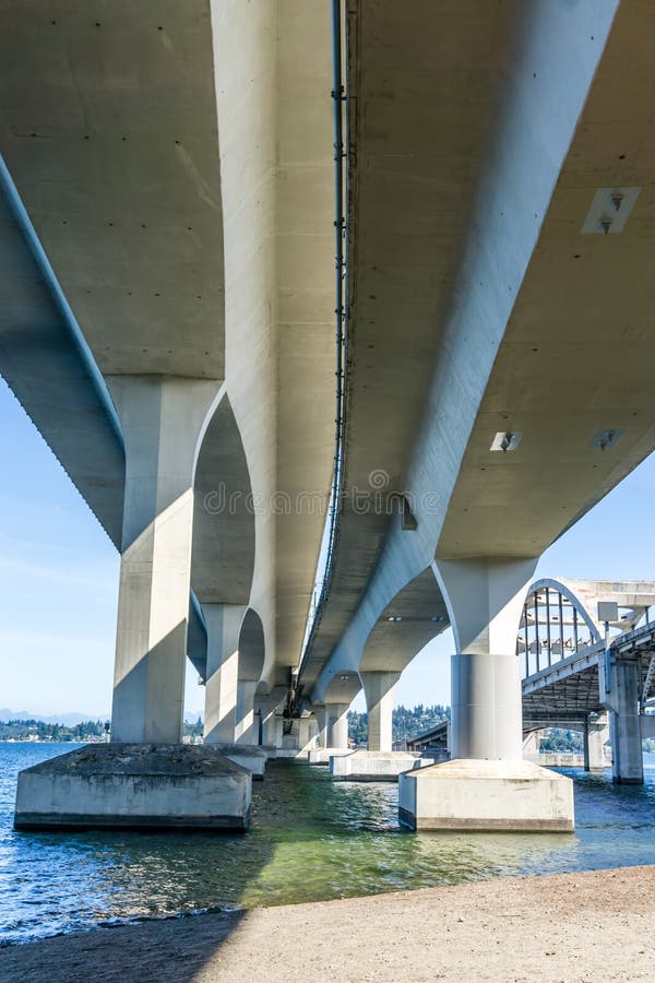 Under Highway Bridges 8 stock photo. Image of pillars - 256832692