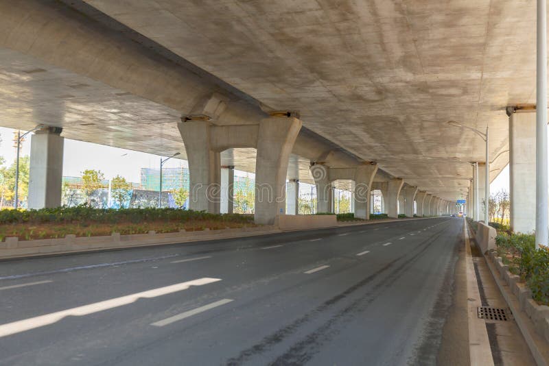 Under the highway overpass stock photo. Image of dimensional - 60966416