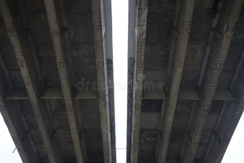 Under the highway viaduct stock image. Image of overpass - 132962377