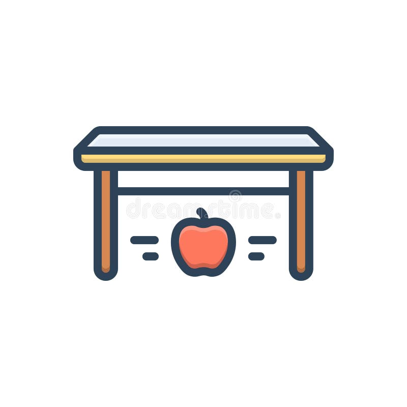 Color Illustration Icon for Under, Down and Below Stock Illustration ...