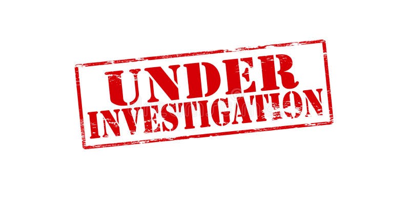 Under investigation stock illustration. Illustration of symbol - 92068933