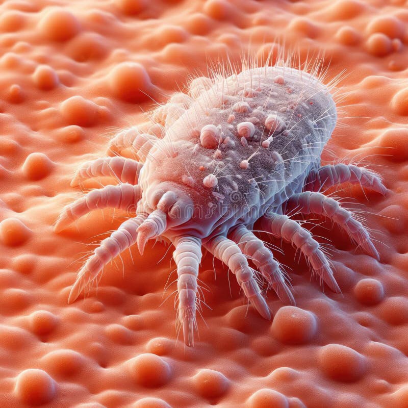 Microscopic Parasites Seen Under Electronic Microscope Stock ...