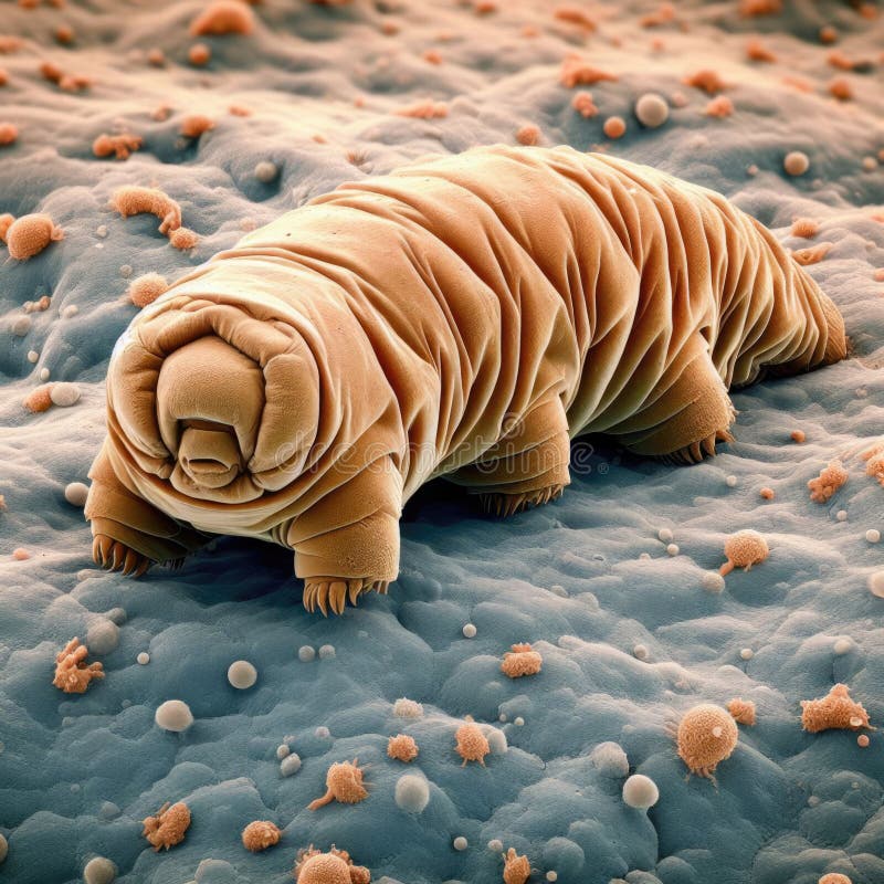 Microscopic Parasites Seen Under Electronic Microscope Stock ...