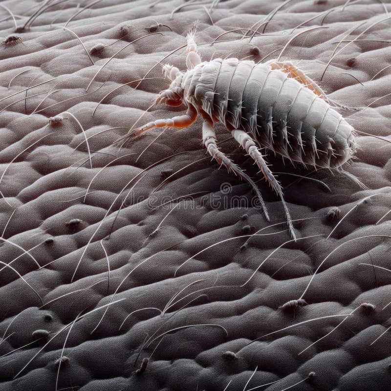 Microscopic Parasites Seen Under Electronic Microscope Stock ...