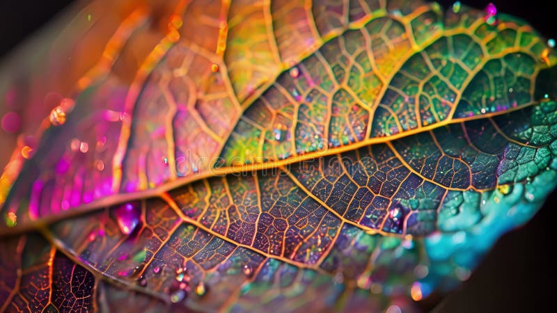 Under the Light these Bionic Leaf Textures Reveal a Hidden Holographic ...