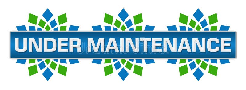 Under Maintenance Message Banner Stock Vector - Illustration of ...