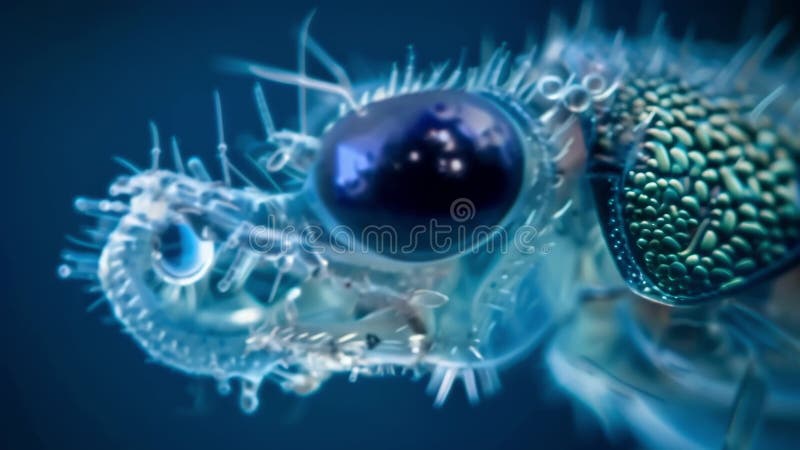 Under a Microscope an Insects Labrum Appears As a Thin Translucent ...