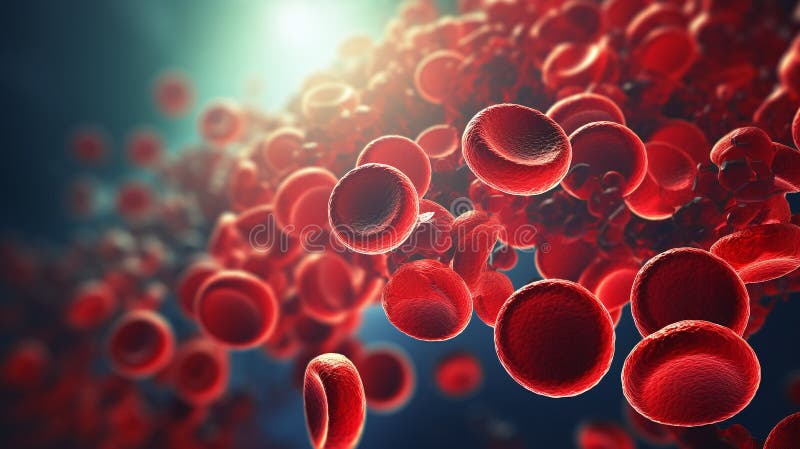 Under the Microscope- Platelets Stock Illustration - Illustration of ...