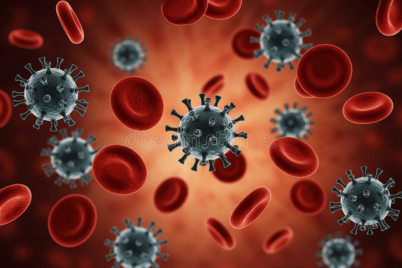 Viruses and Red Blood Cells Interact in a Dynamic Microscopic ...