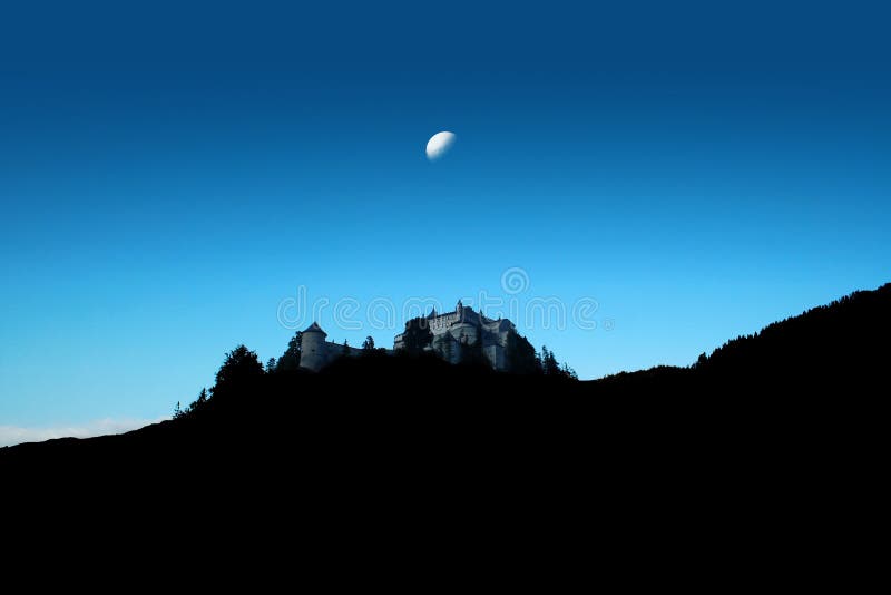 Under the Moon stock photo. Image of king, castle, film - 1907304